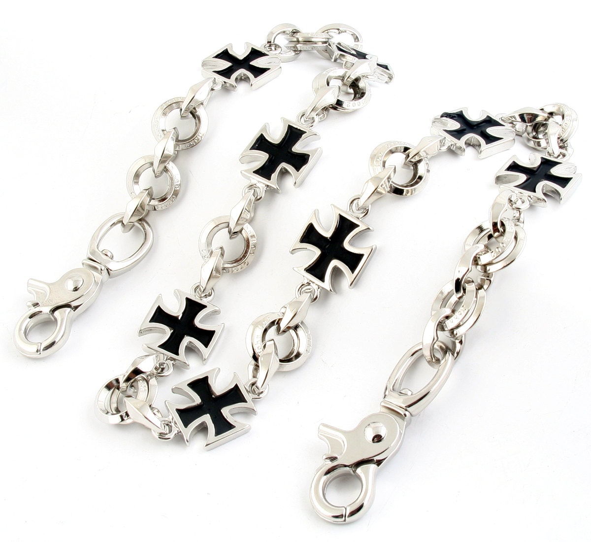 Doublek Heavy Multi Iron Cross Key Jean Wallet Chain 28.5 | Etsy