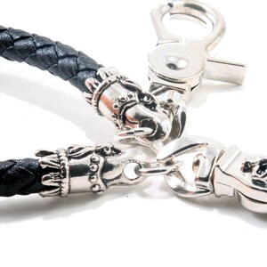 Doublek Skull Leather String Biker Trucker Key Jean Wallet Chain 29 4 ...