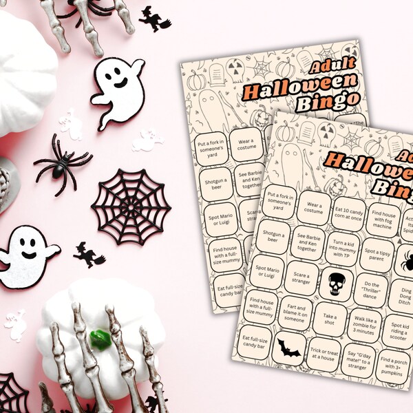 Halloween Bingo - Etsy