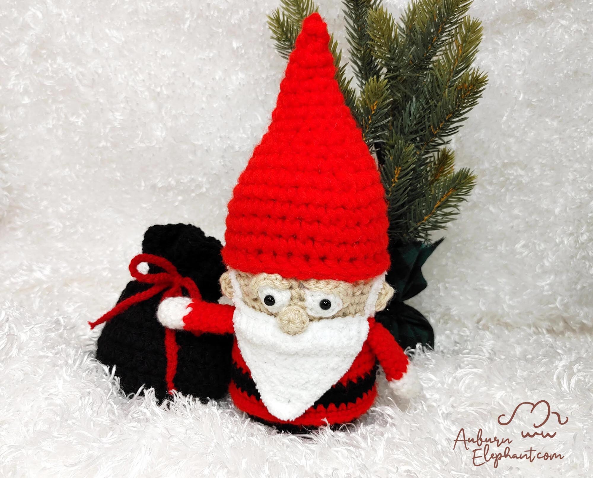 Santa the Gnome- CROCHET PATTERN-PDF Only-handmade Gifts and Decor - Etsy