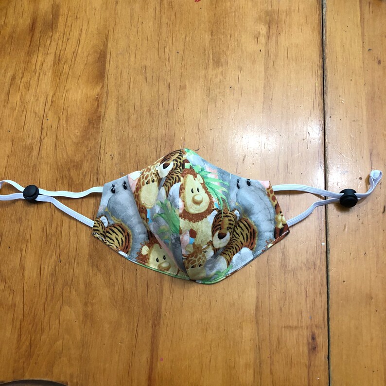 Face Mask With Nose Wire Adjustable Cotton Reusable Washable - Etsy