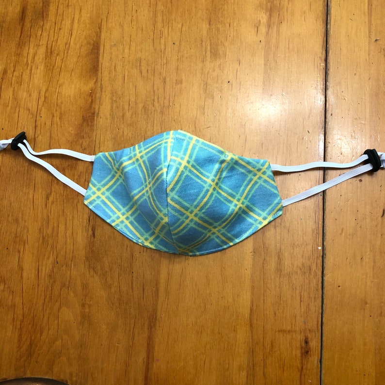 Face Mask With Nose Wire Adjustable Cotton Reusable Washable - Etsy