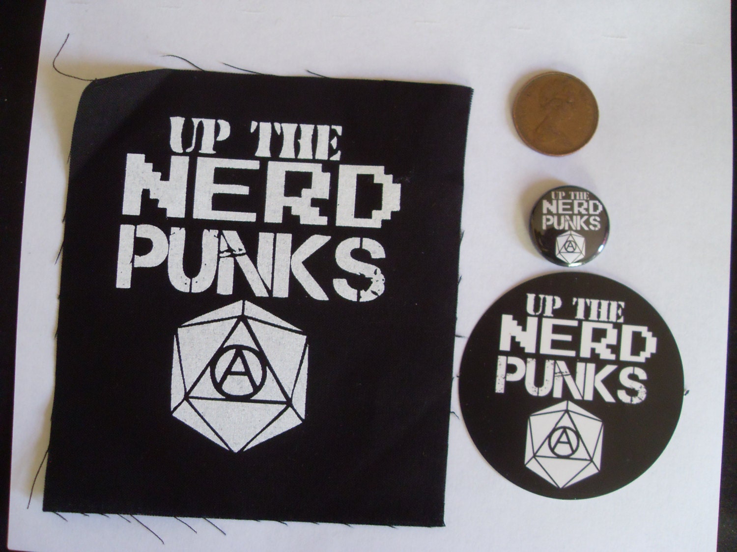 Up the Nerd Punks Patch Sticker Badge Bundle - Etsy
