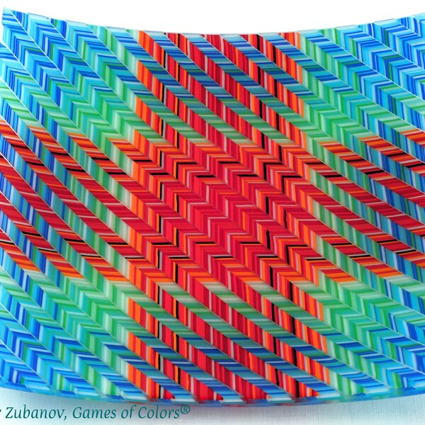 Square Glass Plate - Etsy