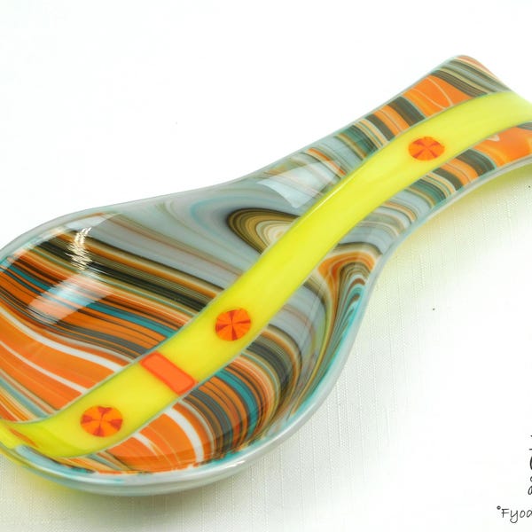 Glass Spoon Rest - Etsy