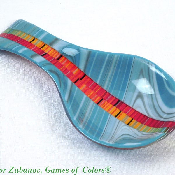 Glass Spoon Rest - Etsy