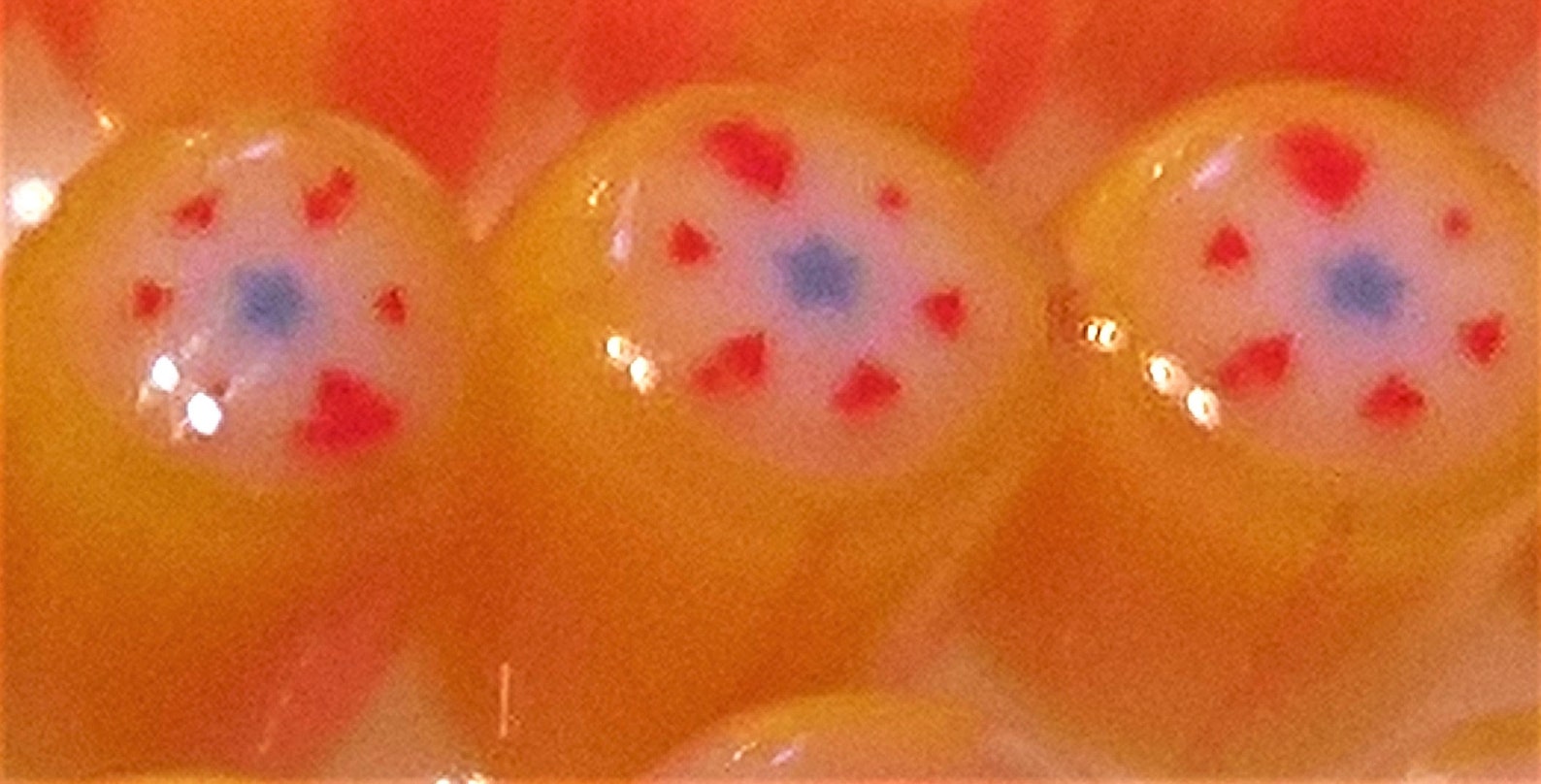 Murrini cane Unity COE96 vitrigraph pulled cane | Etsy