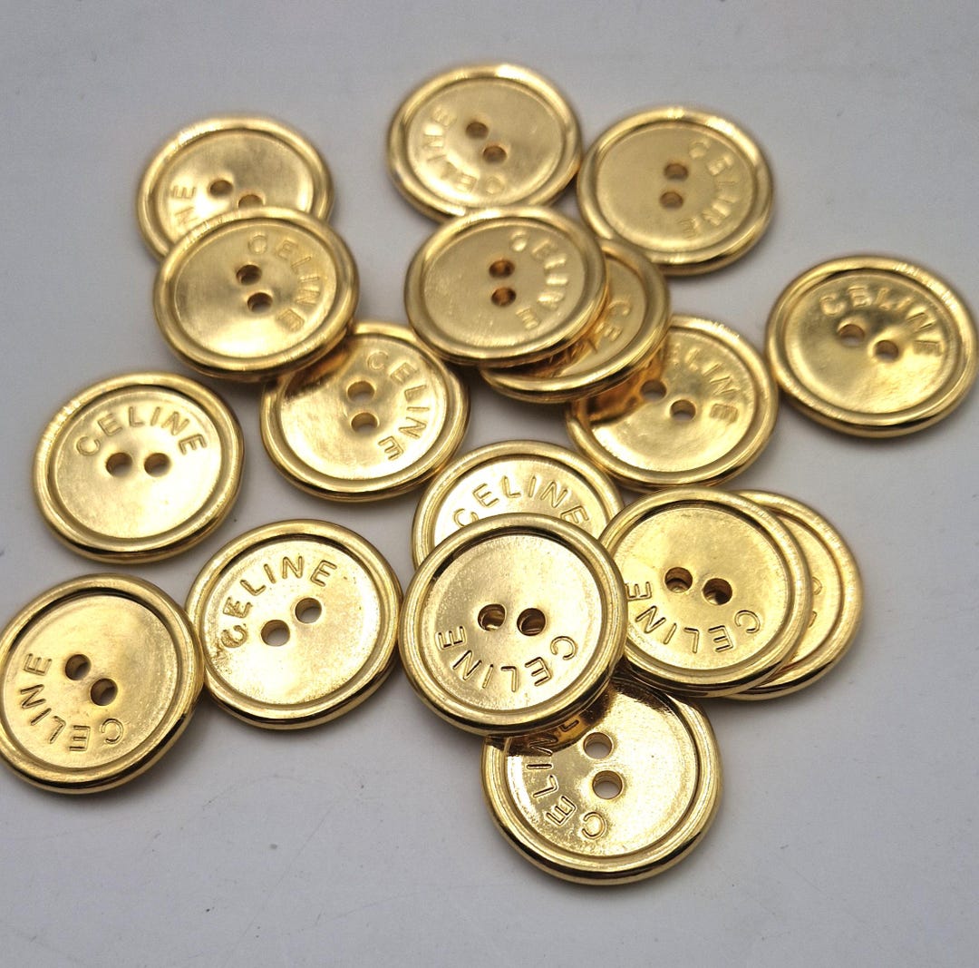 CELINE 0,98 in Vintage 90s Large Buttons, Sold Individually - Etsy