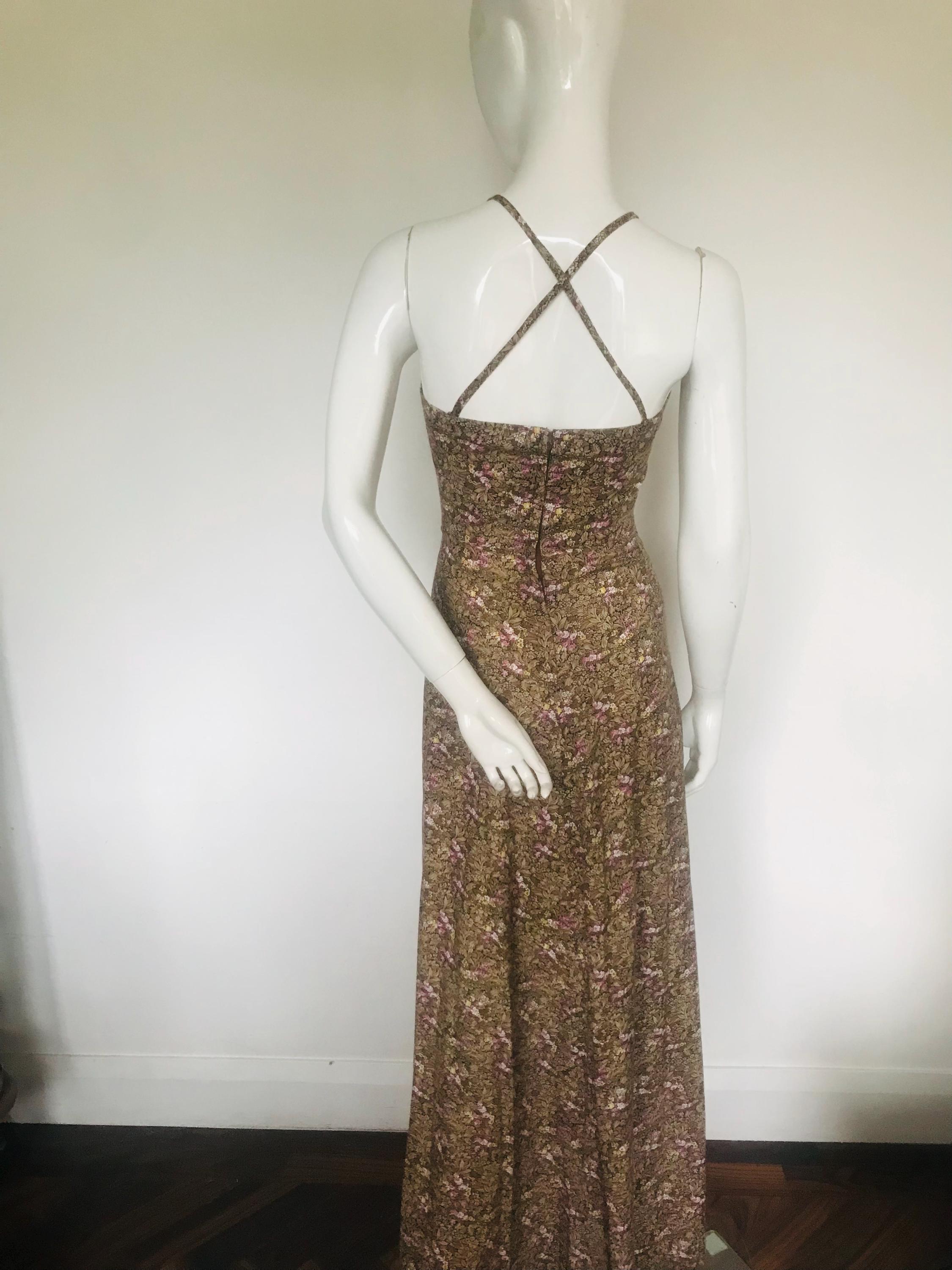 1960s 1970s Cotton Printed Sun Dress & Top Uk Size 6 - Etsy