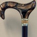 Bronze Pearl Elegance Walking Cane With Rhinestone Collar - Etsy
