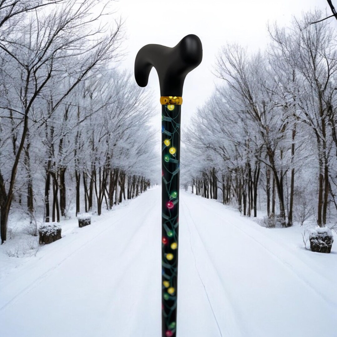 Customizable Christmas Walking Cane, Personalized Photo Aluminum Cane ...
