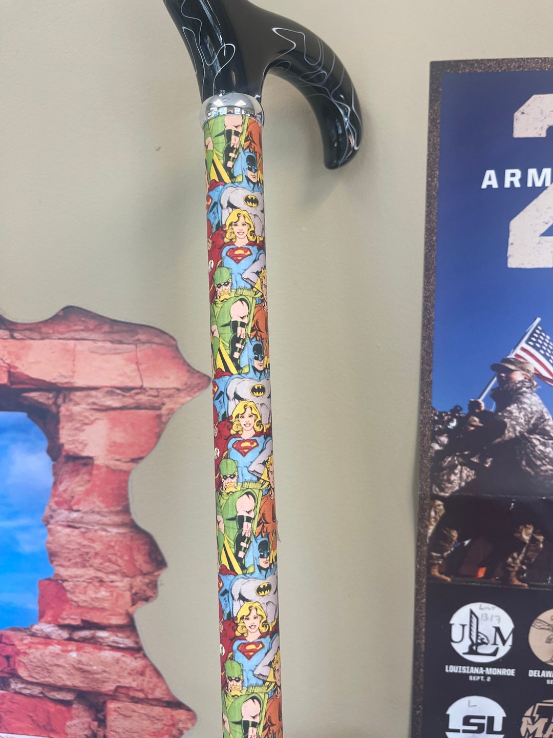 Custom Cane Made With Lou's Pictures, Canes, Walking Cane, Walking ...