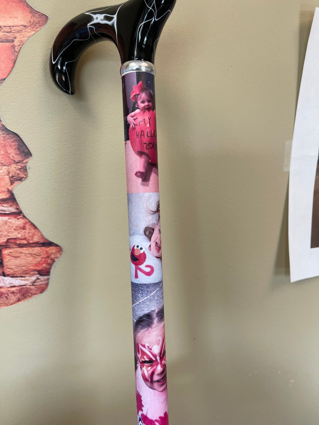 Custom Family Pictures Walking Cane Cane Canes Custom Cane - Etsy