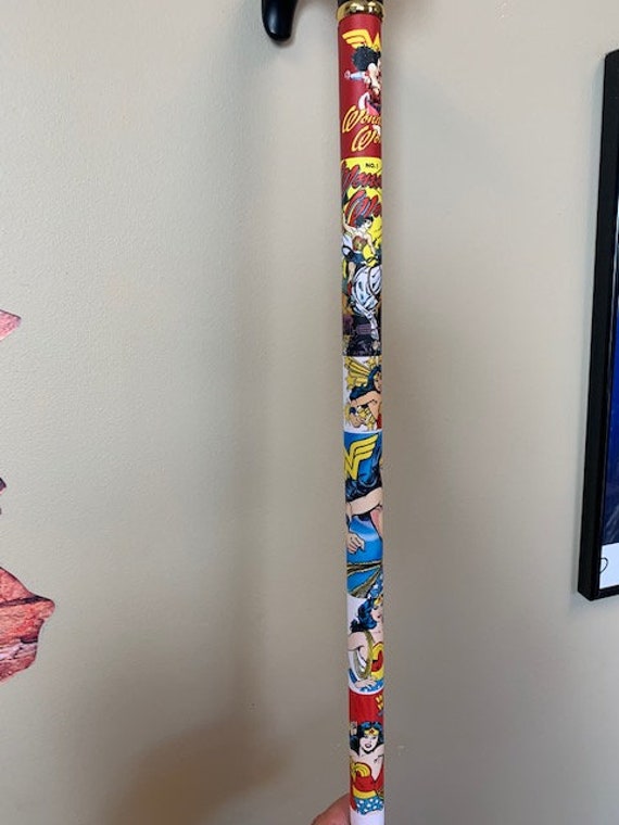 WW Comic Cane Cane Canes Walking Cane Walking Canes | Etsy