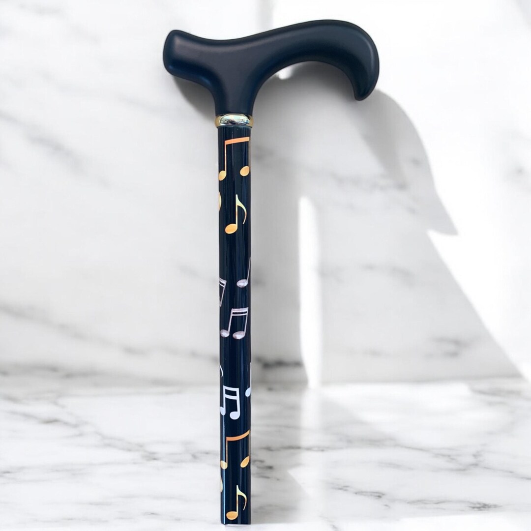 Custom Music Notes Walking Cane: Personalized Design Gift - Etsy