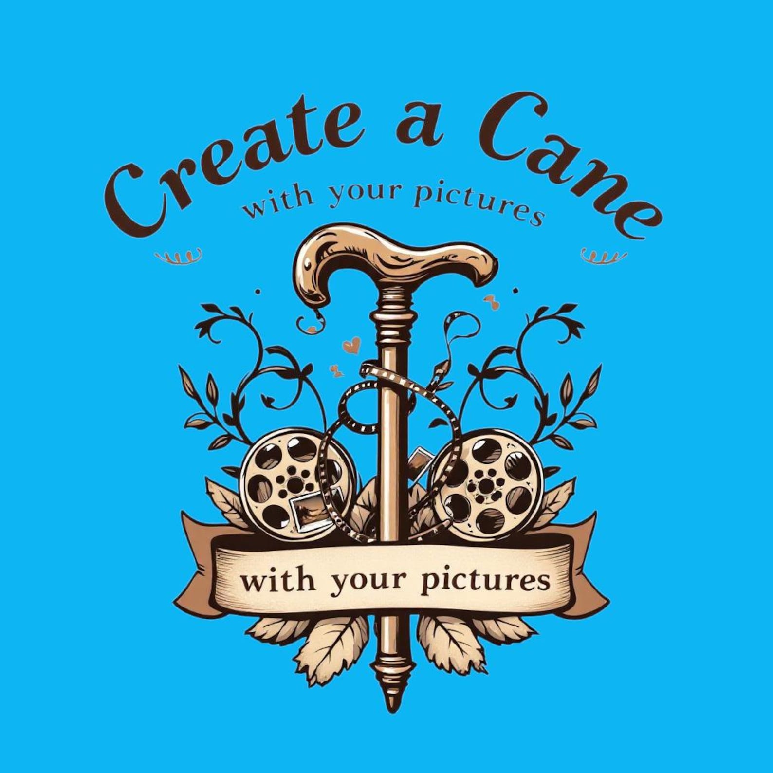 Custom Cane With Mascot Pictures, Create a Custom Cane Using Your ...