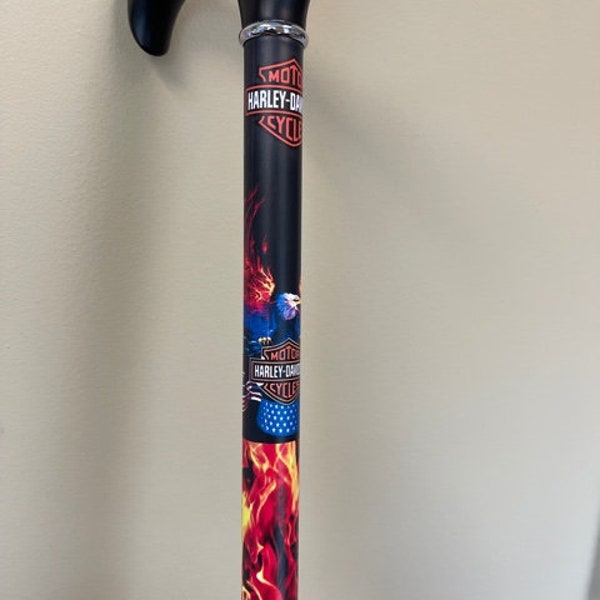 Harley Davidson Walking Cane - Etsy