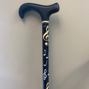 Custom Music Notes Walking Cane: Personalized Design Gift - Etsy