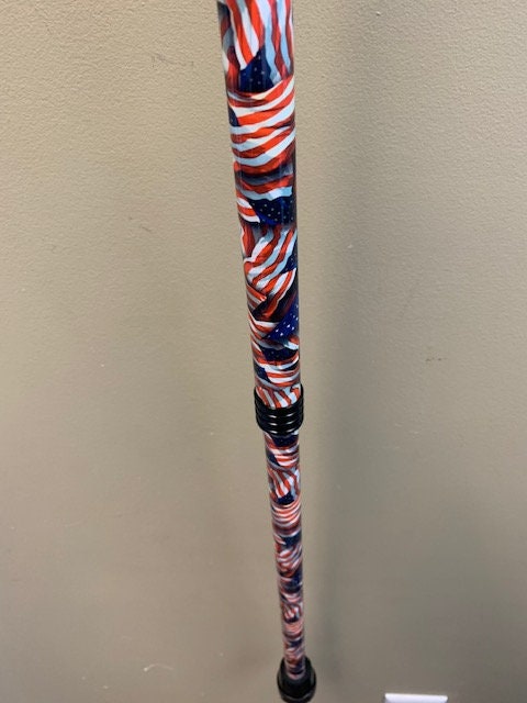 USA Flag Walking Cane Cane and Walking Sticks Walking Cane | Etsy
