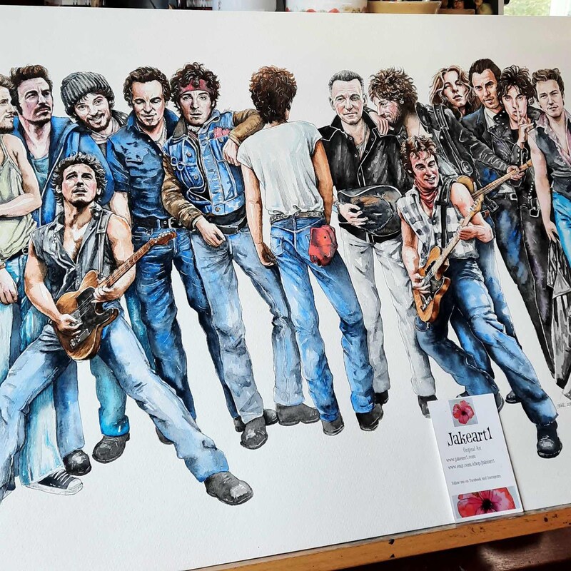 Bruce Springsteen Art - Etsy