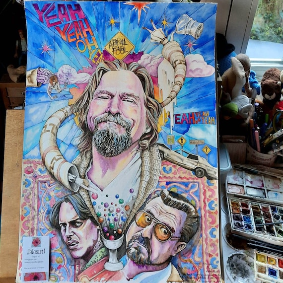 The Big Lebowski The Dude Drawing