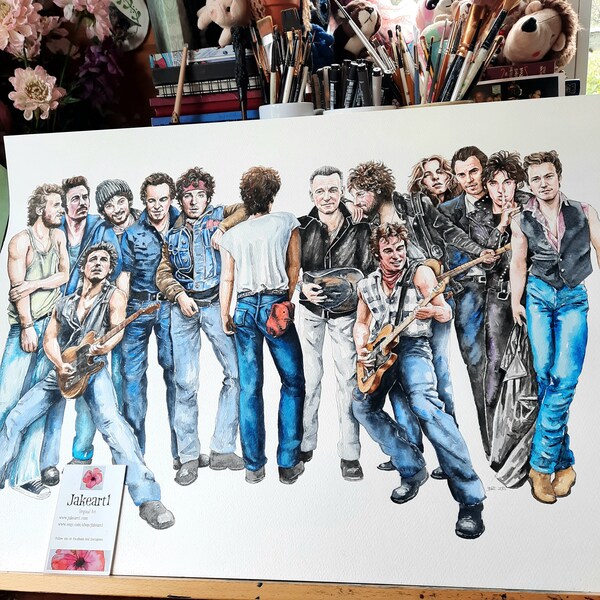 Bruce Springsteen Art - Etsy