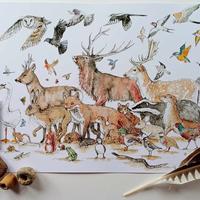 Wildlife Artwork - Etsy