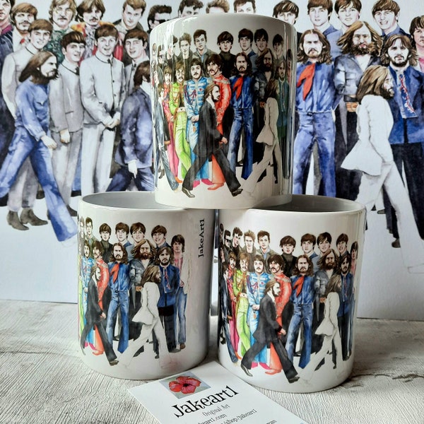 The Beatles Mug - Etsy