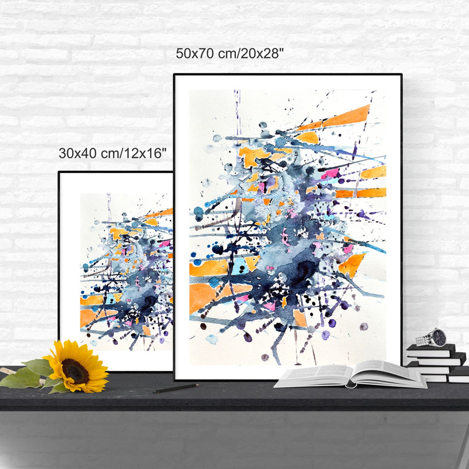 Abstract Digital Art Print on Paper Sizes: 12x16/30x40 - Etsy