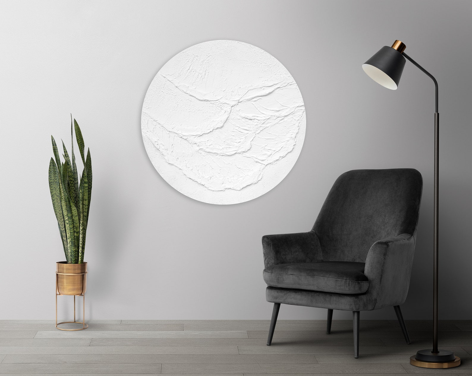 White Textured 3D Painting for Home Decor - Etsy