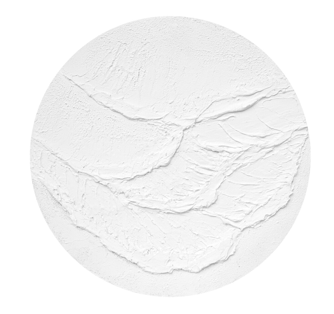 White Textured 3D Painting for Home Decor - Etsy