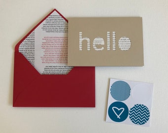 Say hello card | Etsy