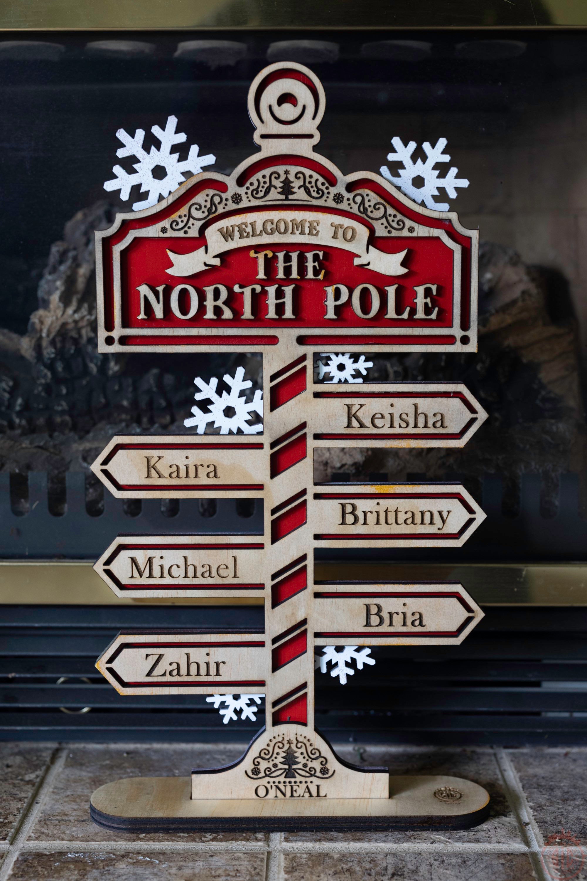 Holiday North Pole Family Tree - Etsy