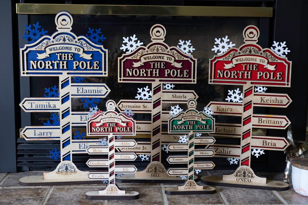 Holiday North Pole Family Tree - Etsy