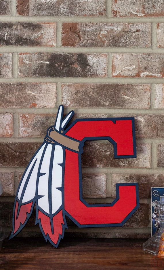 Cleveland Baseball Block C Art - Etsy