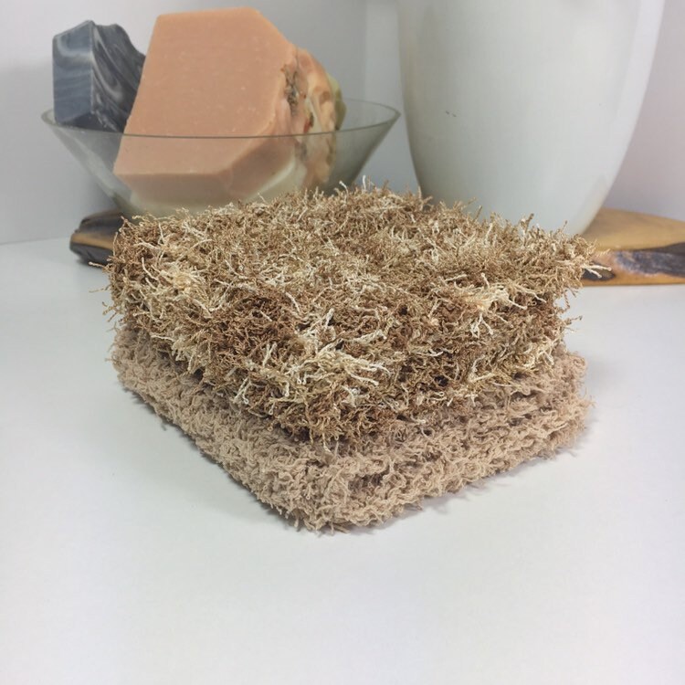 Knit washcloth / scrubby washcloth / free shipping / ready to ship ...
