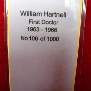 Dr Who William Hartnell Figurine Limited Edition Only 1000 Made by ...