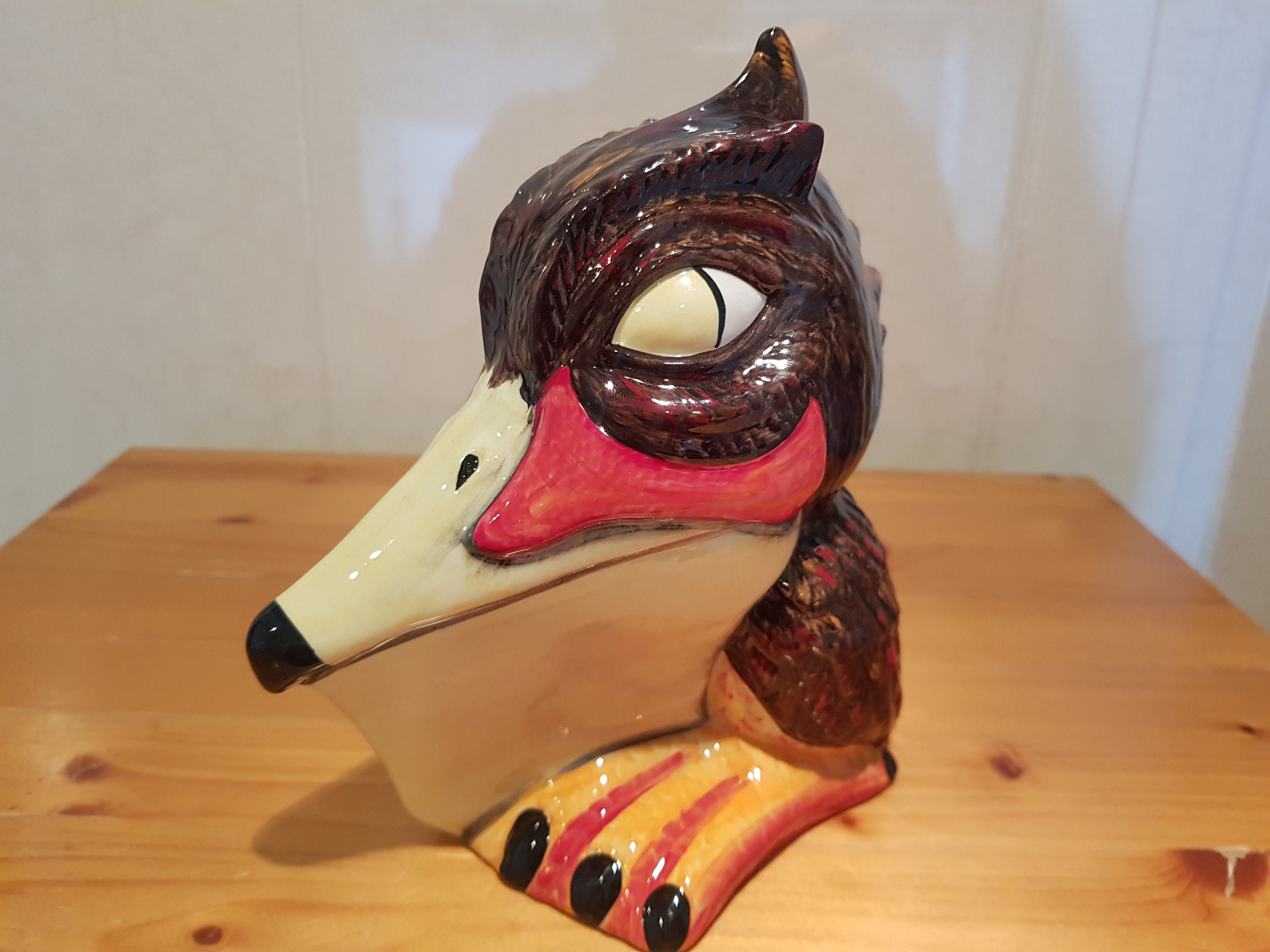 Lorna Bailey Giant Grotesque Bird Spike the Pelican Very Collectable ...