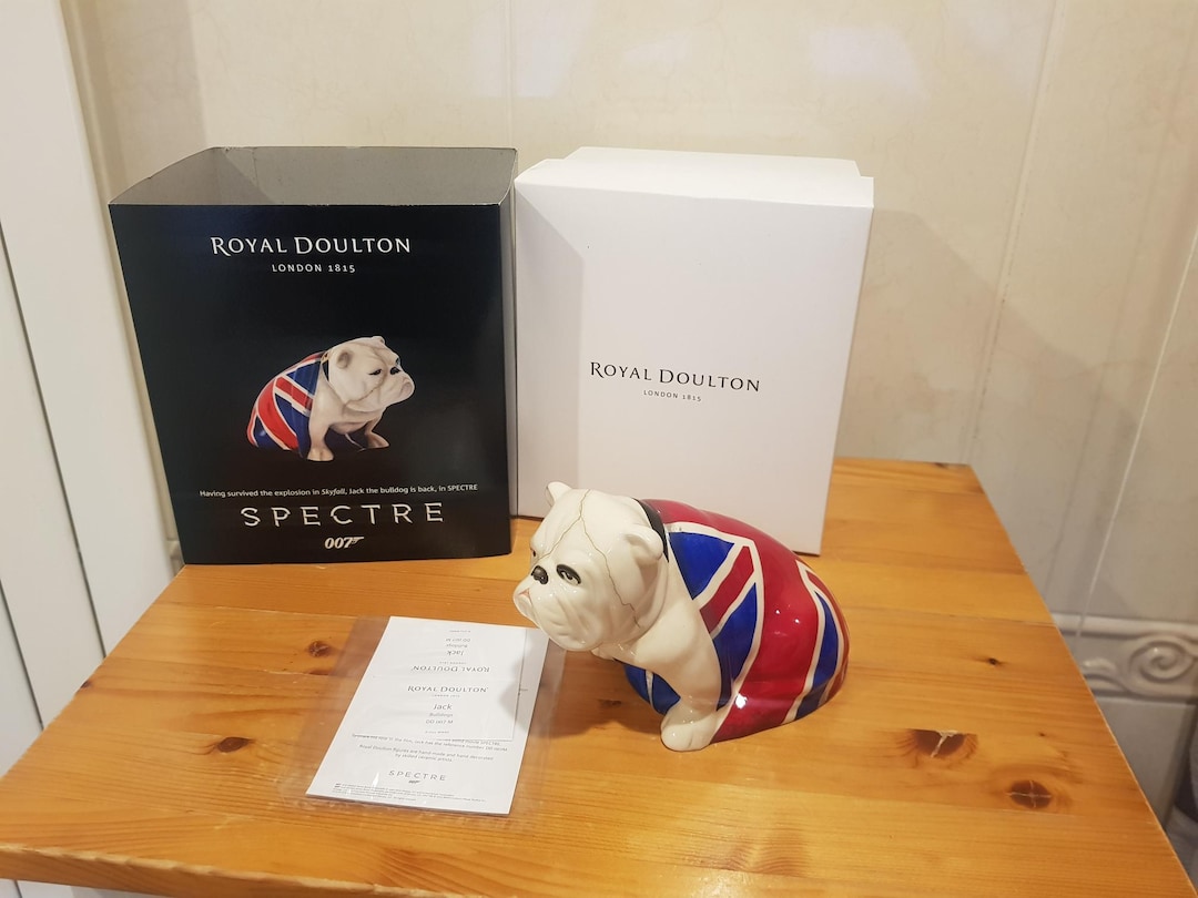 Royal Doulton James Bond Spectre Movie Jack the Bulldog 007 Brand New ...