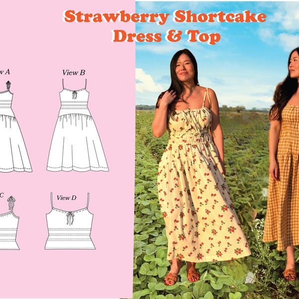 Strawberry Dress - Etsy