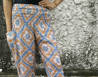 Multicolor pants | Etsy