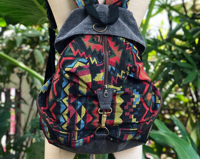 Tribal Backpack Boho Aztec Hippie Southwestern Baja Nepali - Etsy