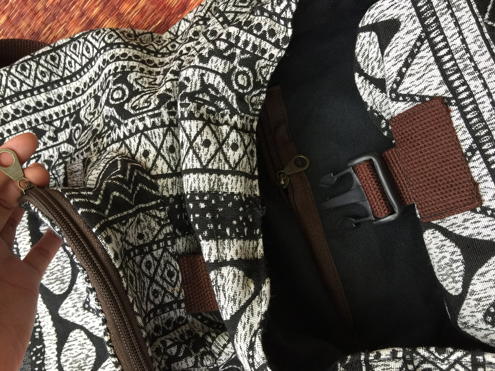 Boho Ikat Aztec Backpack Tribal Festival Holiday Bag Men Women | Etsy