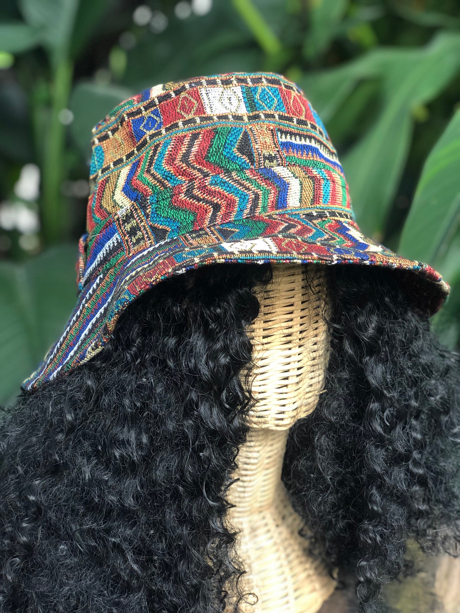 Navajo Hippie Bucket Hat Boho Roll Brim Southwestern Bohemian - Etsy