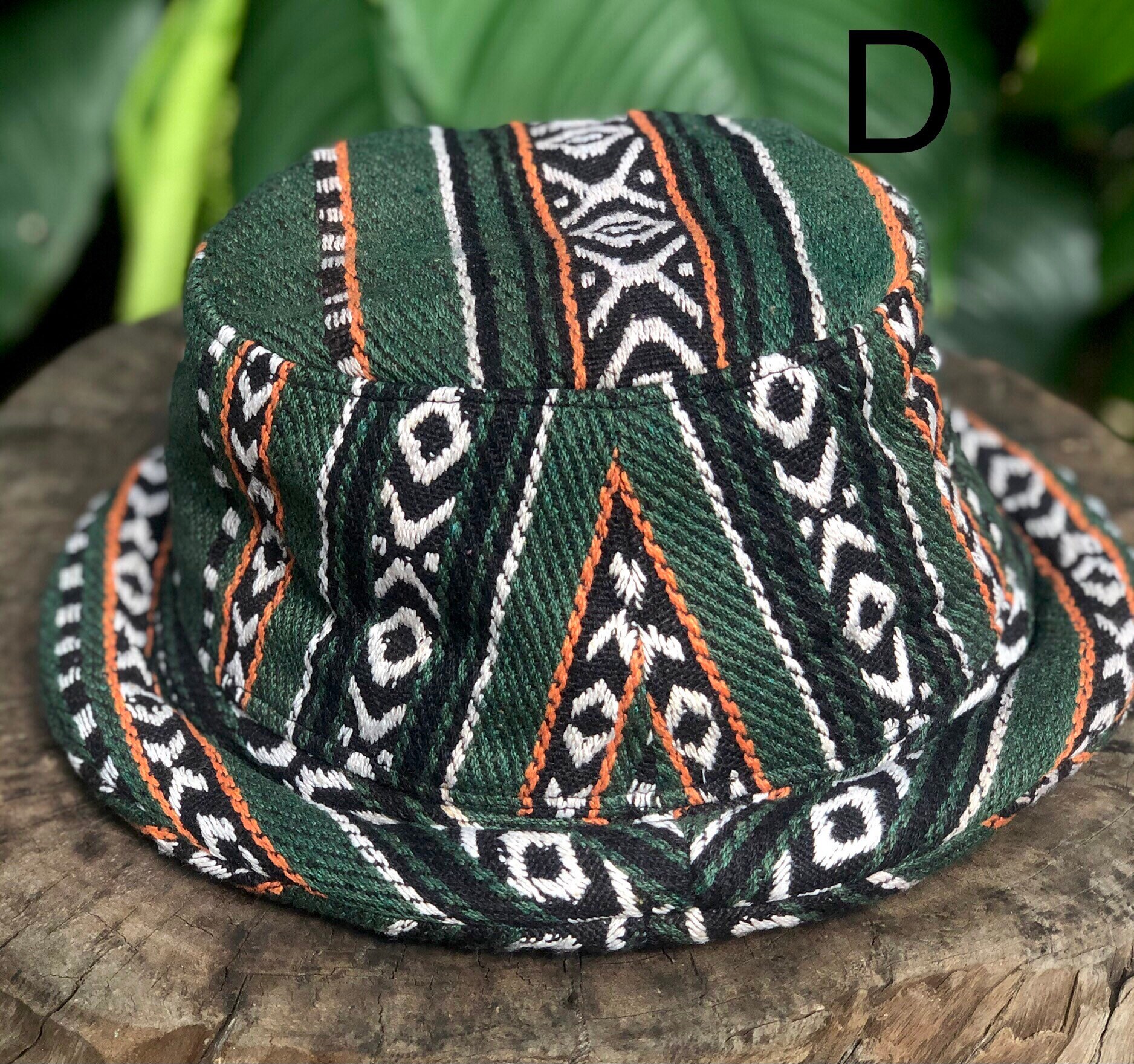Cotton Boho Roll Brim Hat Aztec Hat Hippie Style Woven - Etsy