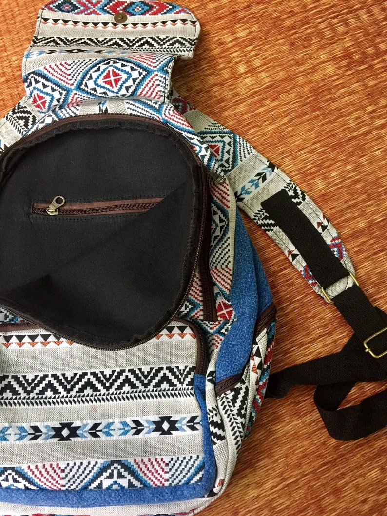 Aztec Tribal Backpack Boho Hippie Geometric Pattern School | Etsy