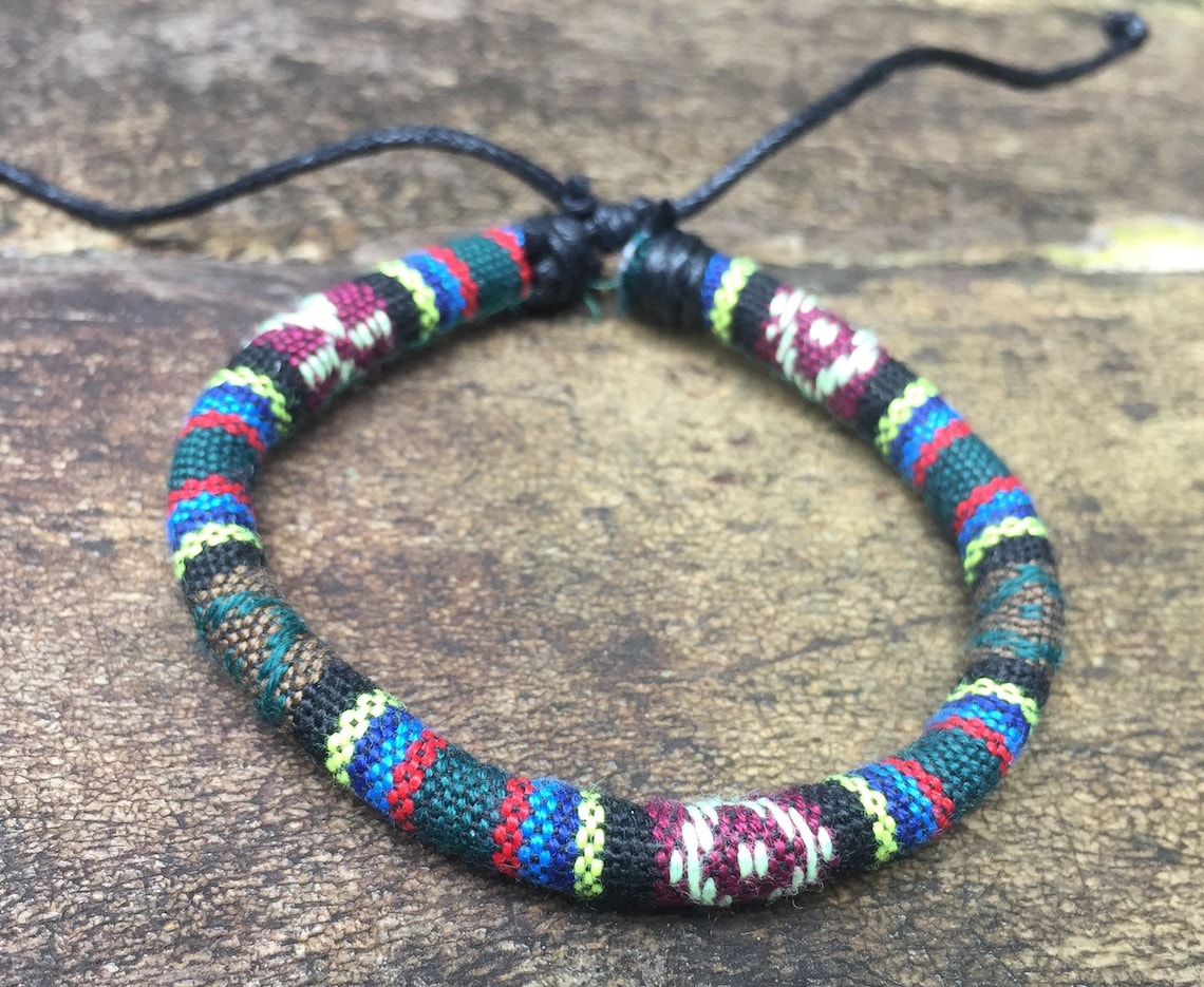 Boho Aztec Bracelets Anklet Hippie Friendship Woven Bracelet | Etsy