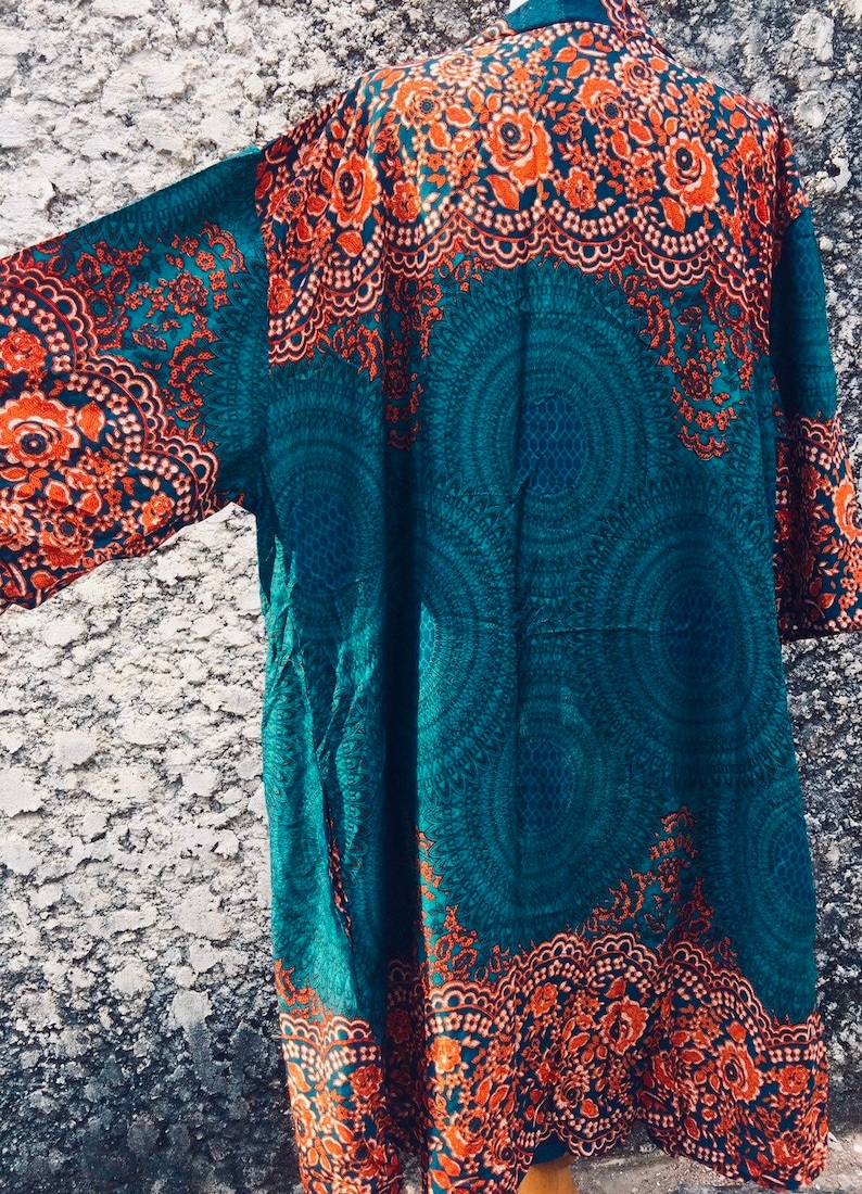 Hippie Festival Long Cardigan Blazer Tribal Boho Gypsy - Etsy