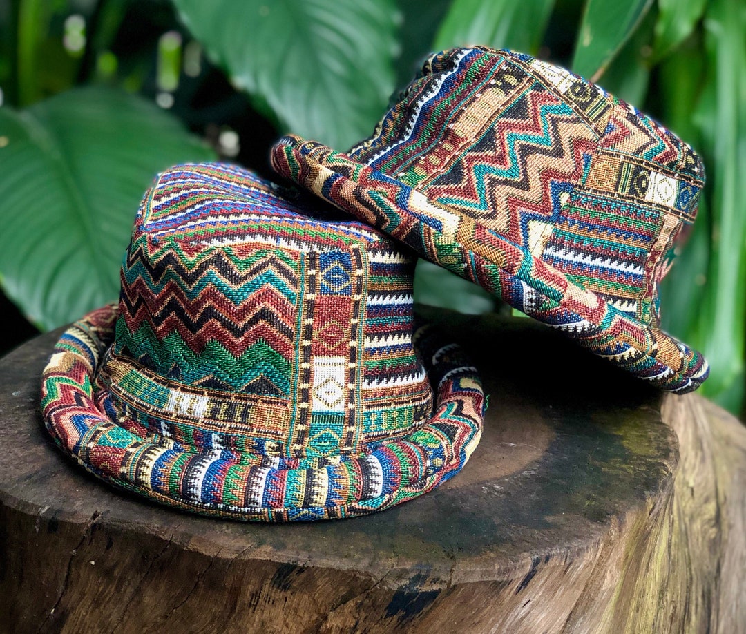 Navajo Hippie Bucket Hat Boho Roll Brim Southwestern Bohemian - Etsy