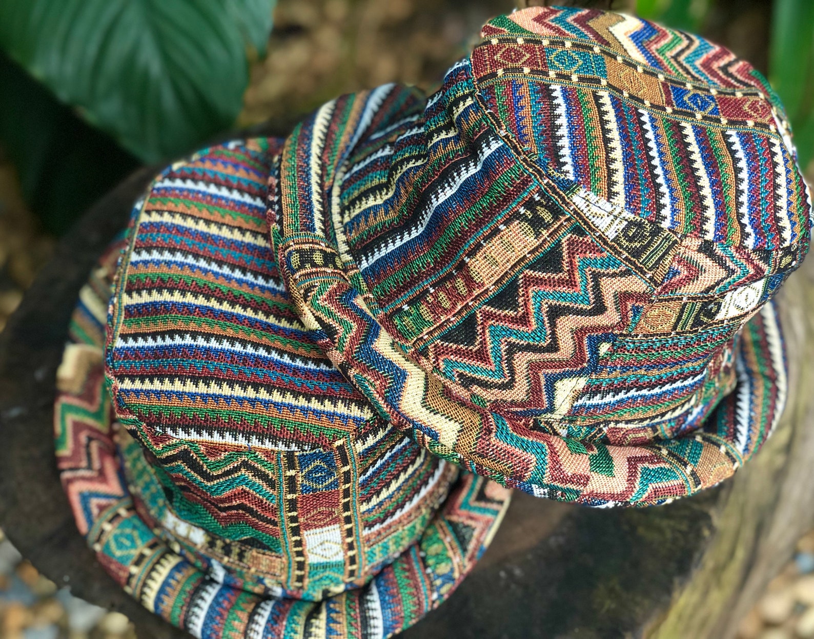 Navajo Hippie Bucket Hat Boho Roll Brim Southwestern Bohemian - Etsy